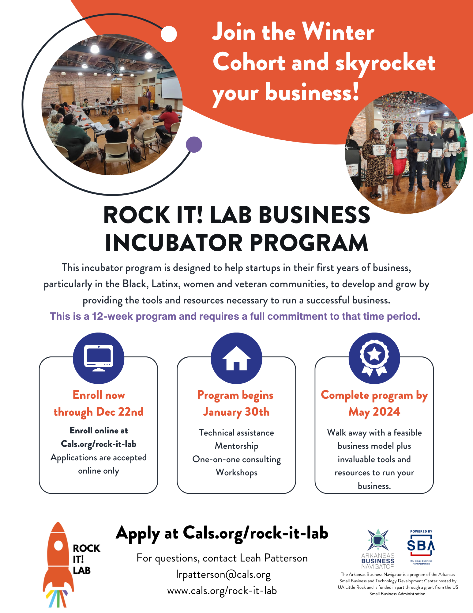 Incubator Program - Rock It! Lab