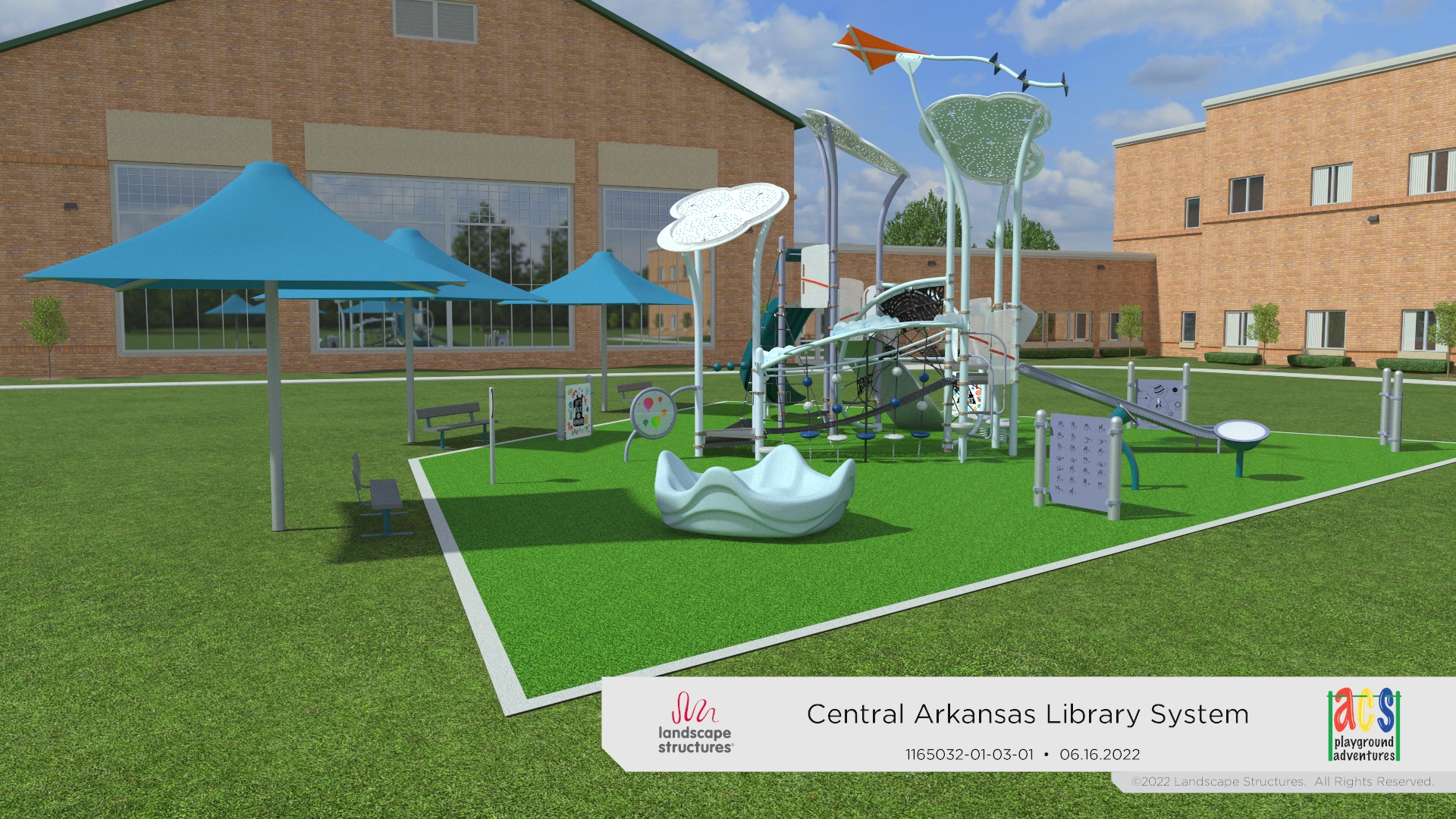 Playground at Children's Library – Central Arkansas Library System