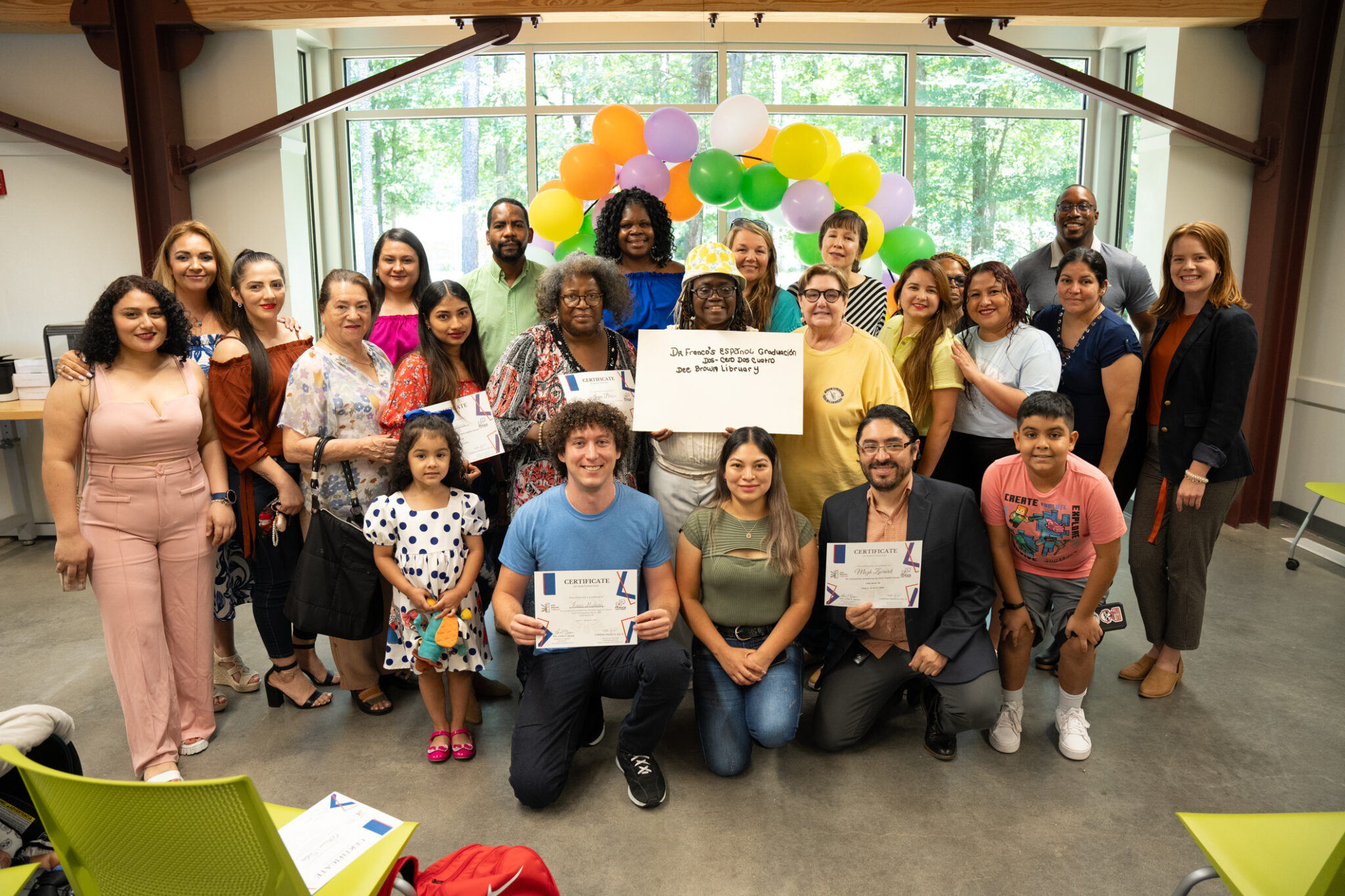 Dee Brown Library Graduates Celebrate Language Acquisition – Central ...